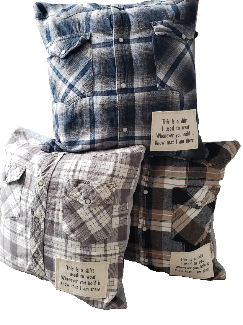 Custom Memory Pillow from Loved One’s Clothing | Memorial Keepsake ...