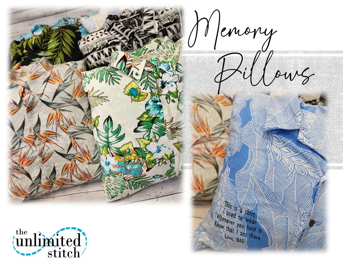 Custom Memory Pillow from Loved One’s Clothing | Memorial Keepsake ...