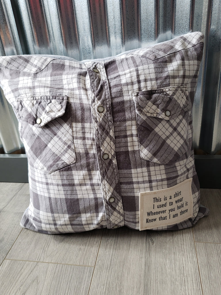 Keepsake Memory Pillow Made from Loved Ones Clothes – The Unlimited Stitch